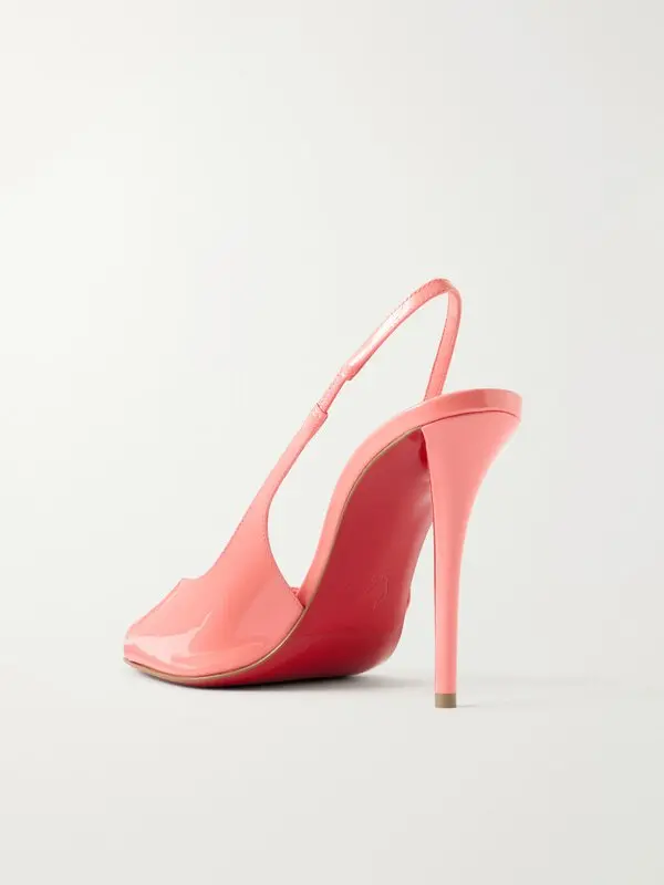 CHRISTIAN LOUBOUTIN Sofia Z 100 Leather Slingback Sandals