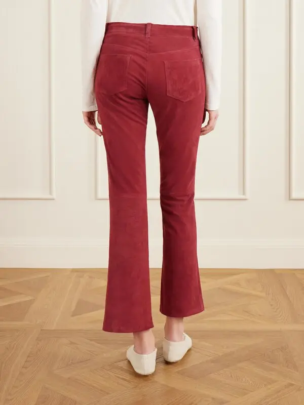 Stouls Dean Suede Fla Pants - Red