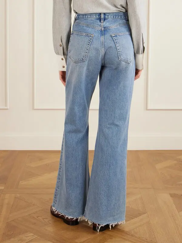 FRAME High Rise Flare Jeans - Blue