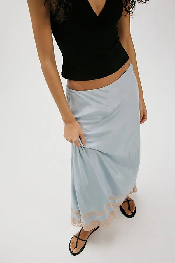 Rixo Costanza Skirt - Bluebell