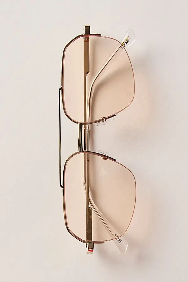 BANBE The Hooper Aviator Sunglasses - Gold-peach