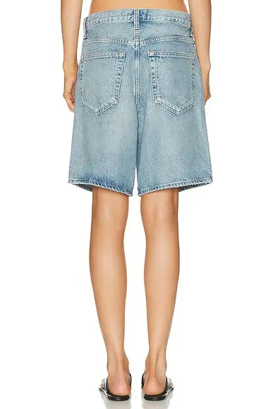 AGOLDE Indra Short Hip Slung Baggy Denim Shorts