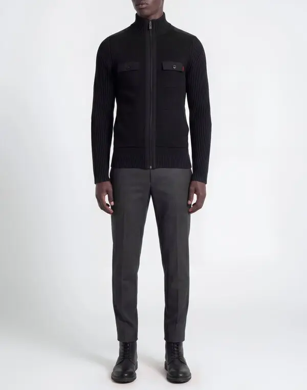 LIU •JO MAN Cotton Cardigan - Black