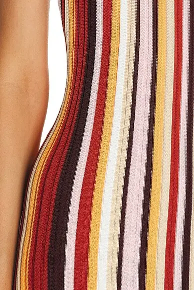 Ronny Kobo Knit Dress - Rust Multi