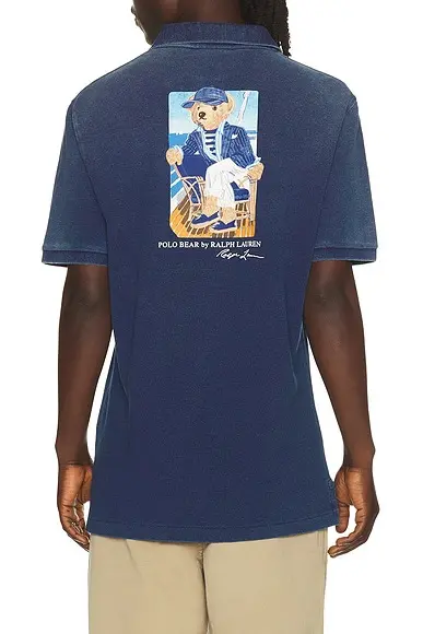 Polo Ralph Lauren Short Sleeve Mesh Novelty Bear Polo