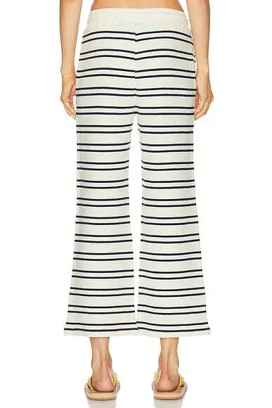 NEGATIVE UNDERWEAR Waffle Knit Cropped Pant