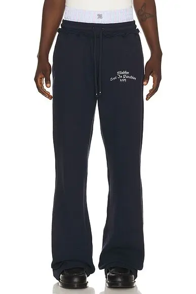 MISBHV 2in1 Stripe Sweatpants - Navy