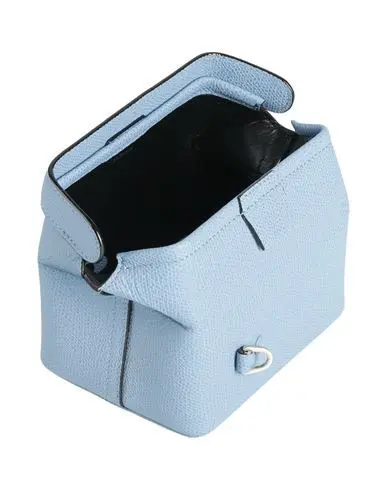VALEXTRA Light Calfskin Crossbody Bag - Light Blue