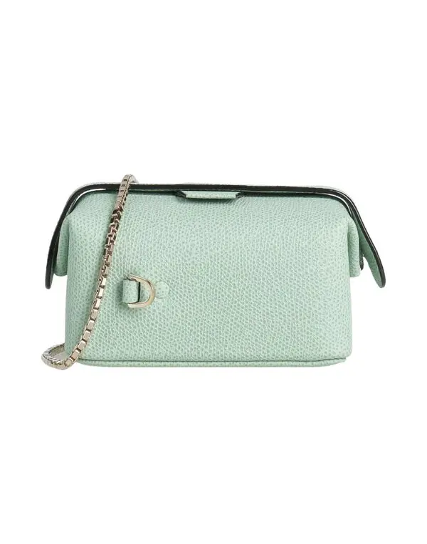 VALEXTRA Light Calfskin Crossbody Bag - Light Green