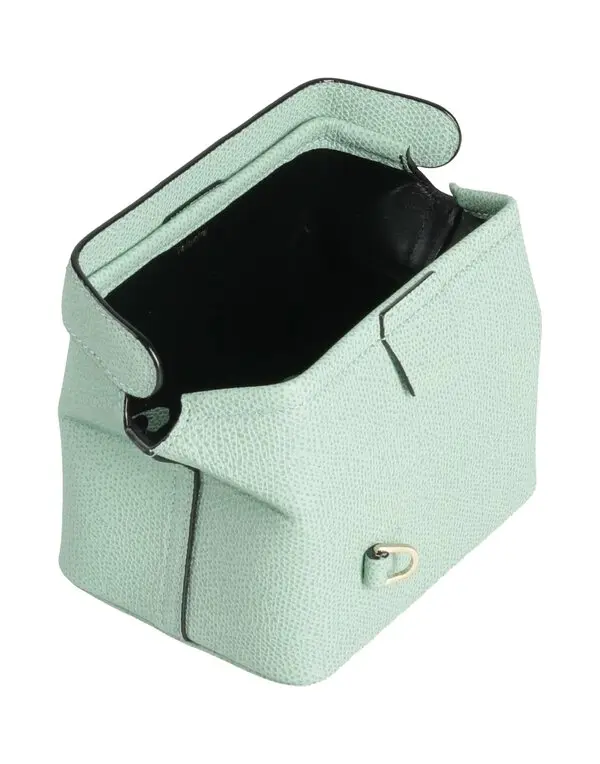 VALEXTRA Light Calfskin Crossbody Bag - Light Green