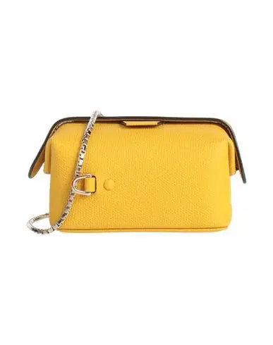 VALEXTRA Light Calfskin Crossbody Bag - Yellow