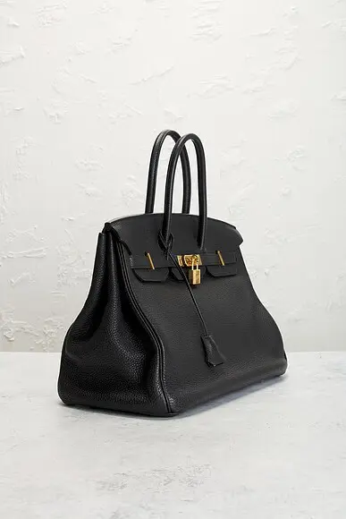 Hermès Togo Birkin 35 Retourne Handbag - Noir