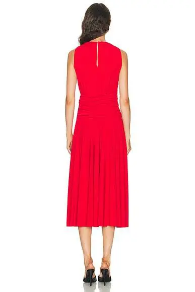 Brandon Maxwell Isadora Draped Jersey Dress