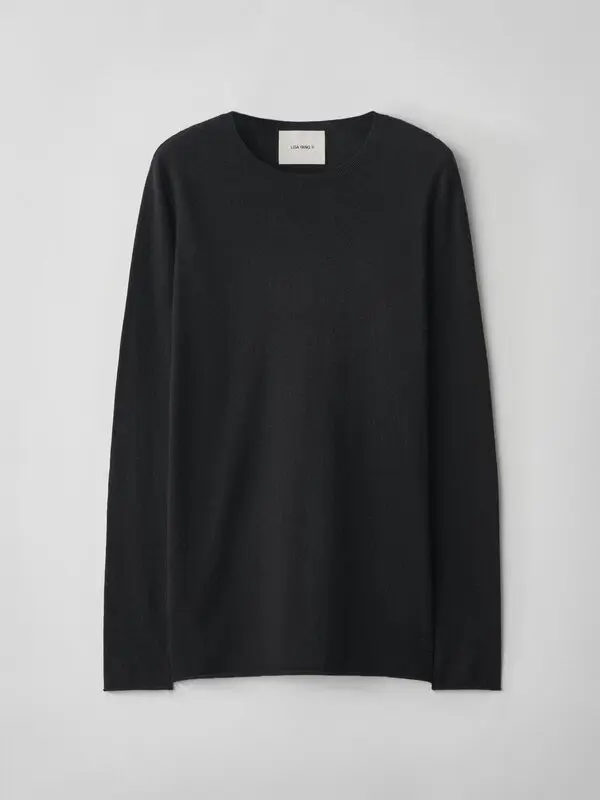 LISA YANG The Maurie Fine Knit Cotton Cashmere Sweater