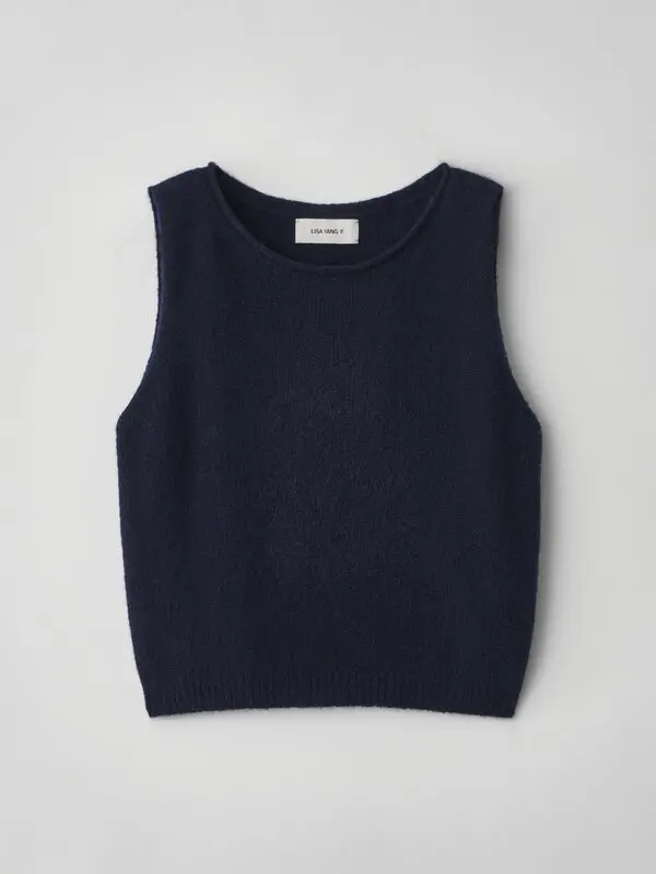 LISA YANG The Devine Vest In Silk Cashmere