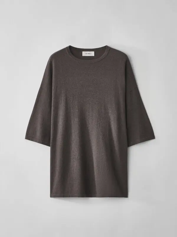 LISA YANG Agnette Cashmere T-shirt - Walnut
