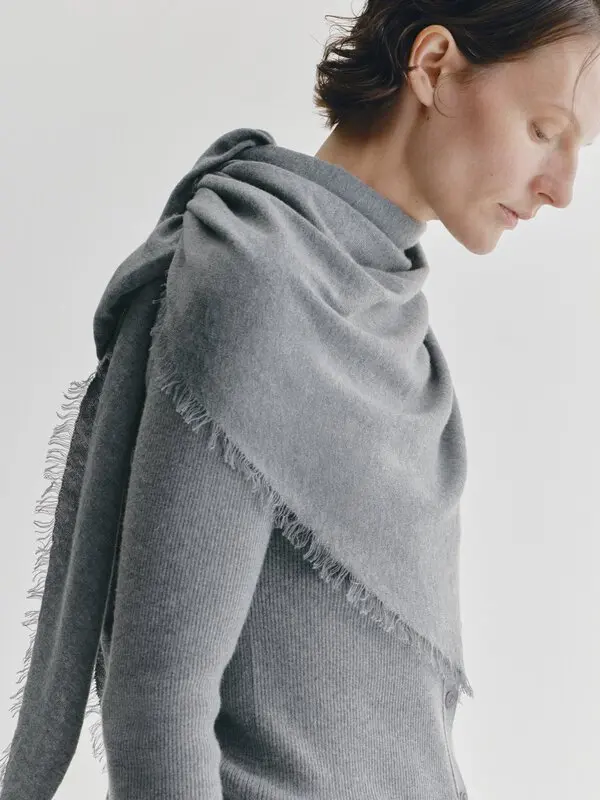 LISA YANG The Alvit Bandana Scarf - Cloud