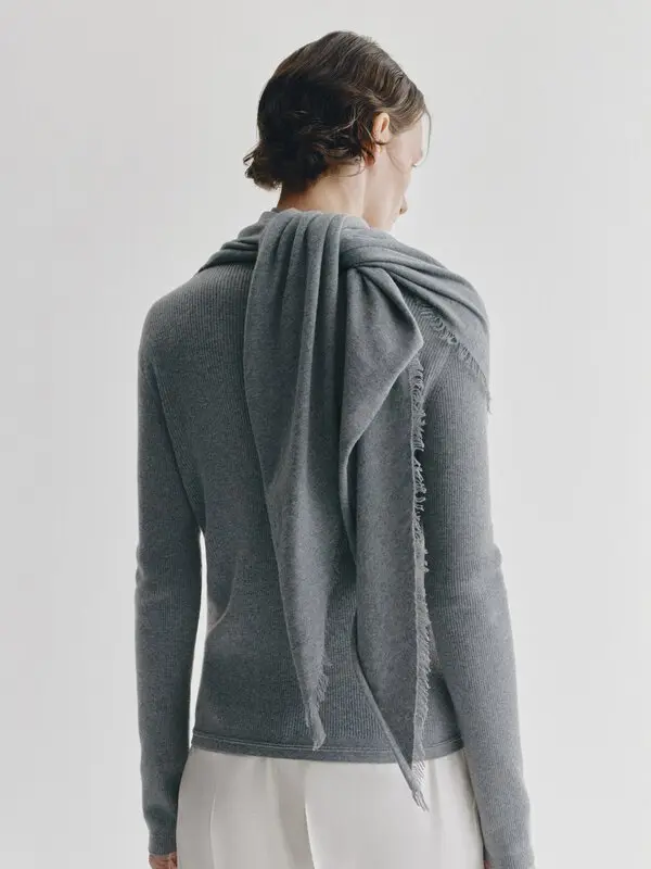 LISA YANG The Alvit Bandana Scarf - Cloud