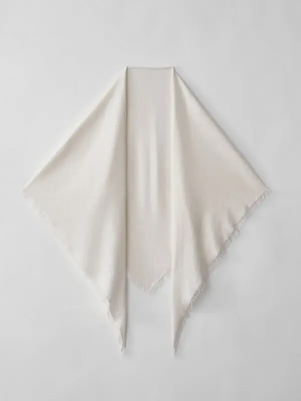 LISA YANG The Alvit Bandana Scarf - Salt