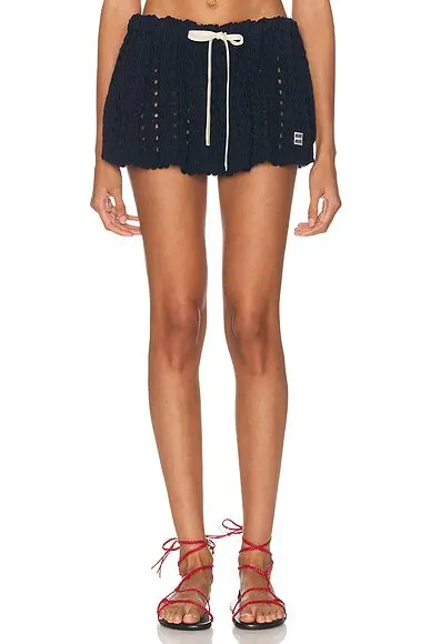 Miu Miu Crochet Mini Skirt