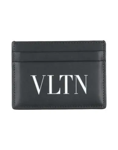 Valentino Garavani Document Holder Calfskin - Black