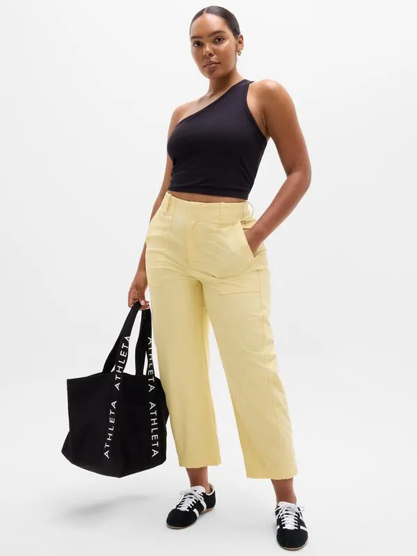 Athleta Skyline High Rise Barrel Leg Pant - Solstice