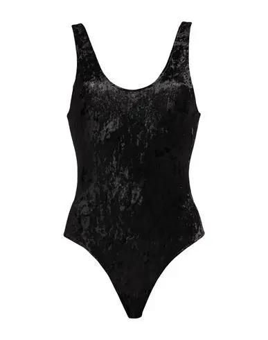 FORTE_FORTE Sleeveless Bodysuit - Black