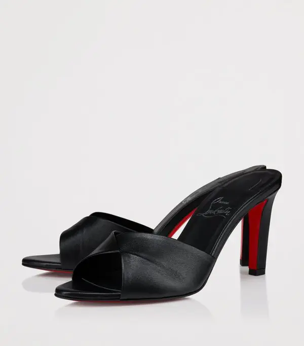 CHRISTIAN LOUBOUTIN Fanny Slide Mules 85 - Black