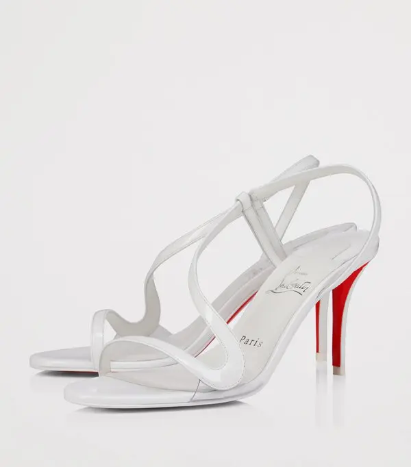 CHRISTIAN LOUBOUTIN Patent Leather Strappy Stiletto Sandals