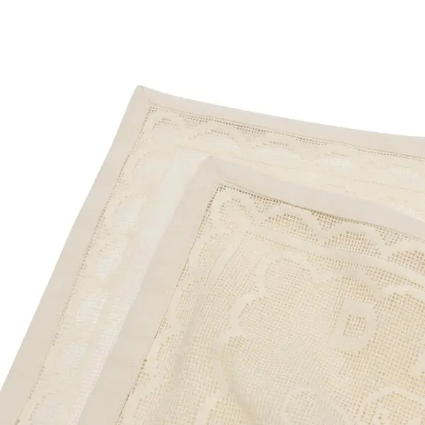 DAMSON MADDER Ercu Filet Lace Placemats