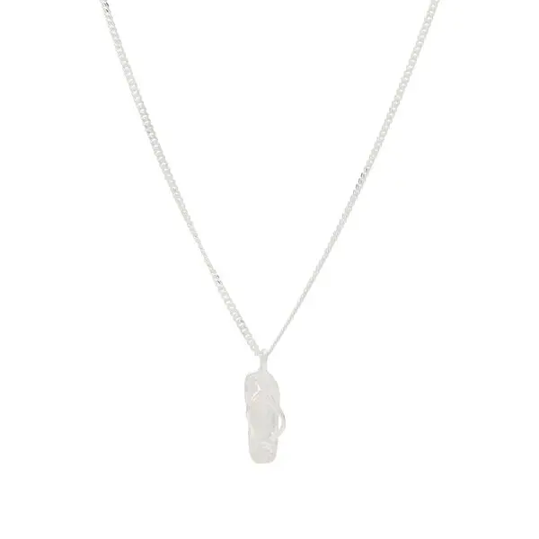SIMUERO Recycled Sterling Chancla Necklace - Silver