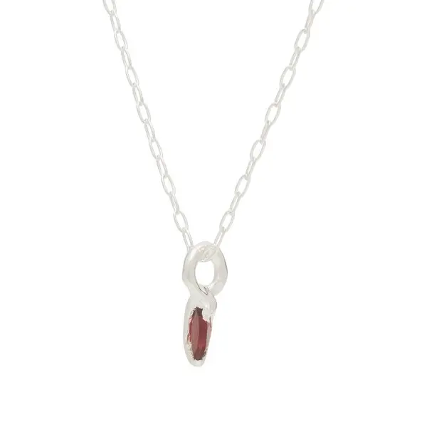 SIMUERO Enero Necklace With Garnet