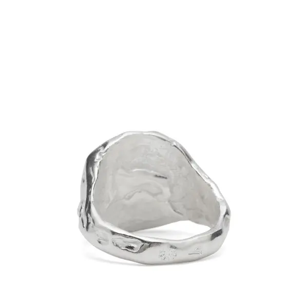 SIMUERO Coco Ring In Recycled Sterling With Garnet