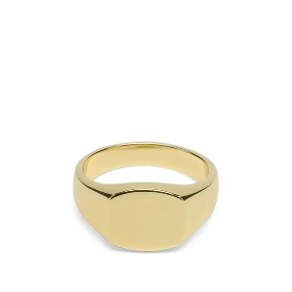 SERGE DENIMES Signet Ring - Gold