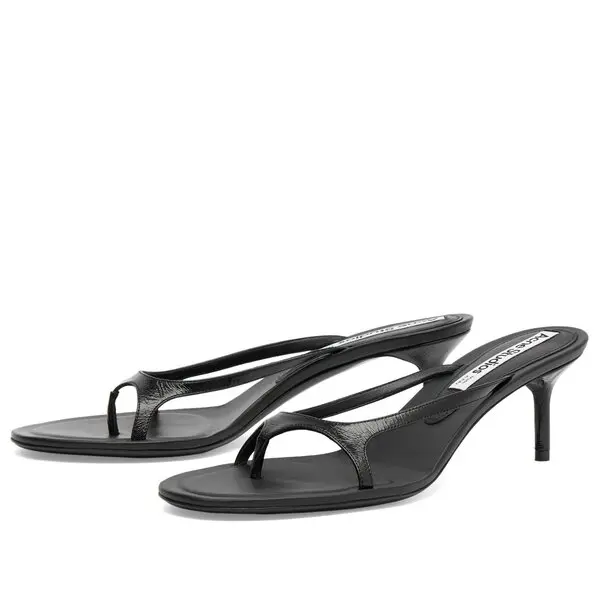 Acne Studios Patent Leather Toe-post Kitten Heels
