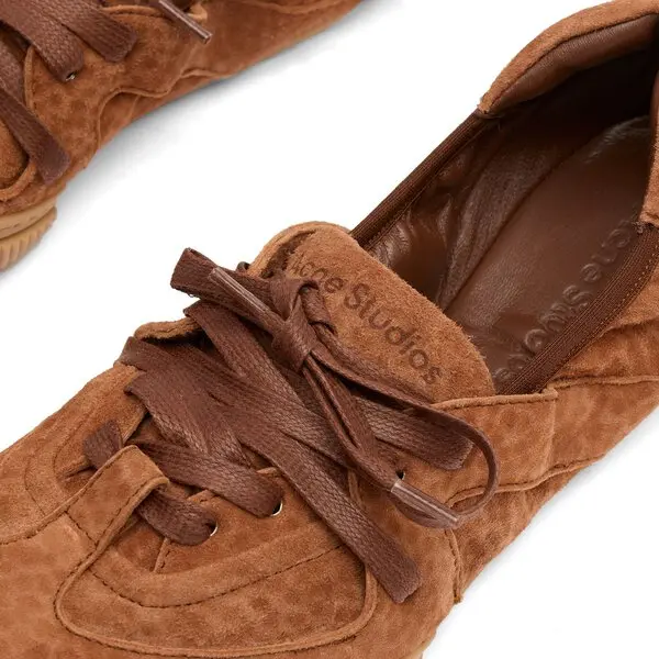 Acne Studios Bilaria Pigale Suede Sneakers - Brown