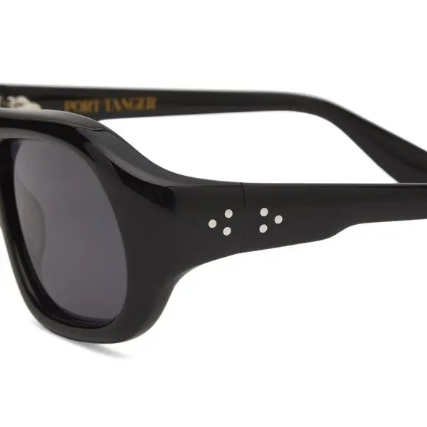 PORT TANGER Gray Aviator Sunglasses