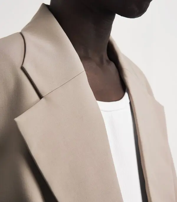 Séfr Double-breasted Donovan Blazer - Beige