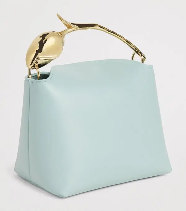 Erdem Mini Leather Bloom Top-handle Bag - Green