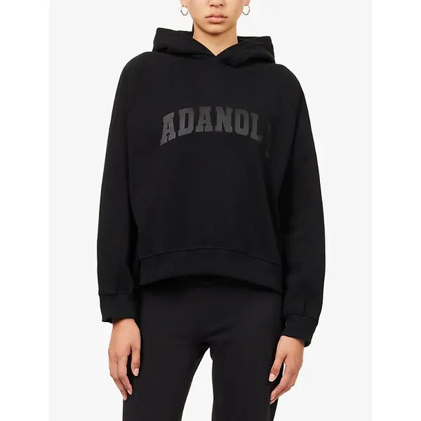 ADANOLA Varsity Oversized Cotton Hoodie