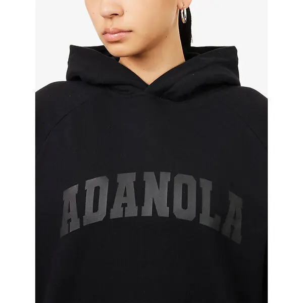 ADANOLA Varsity Oversized Cotton Hoodie