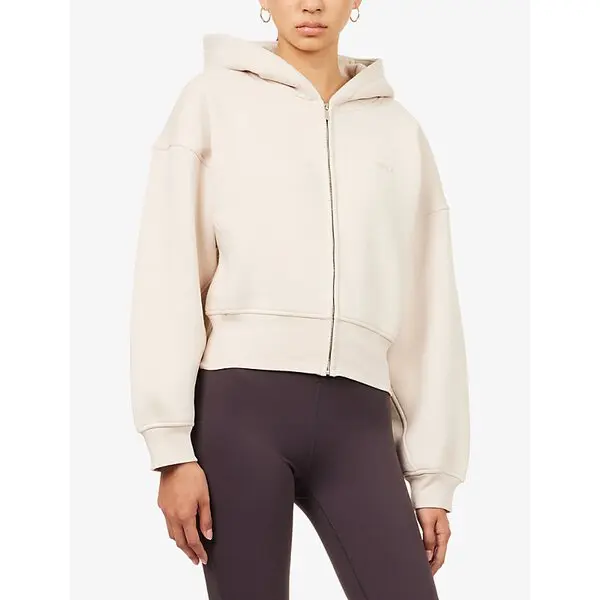 TALA Cocoon Cotton-blend Hoodie - Latte