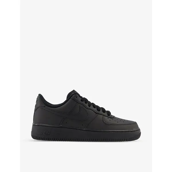 Nike Force 1 '07 Leather Low-top Trainers - Black