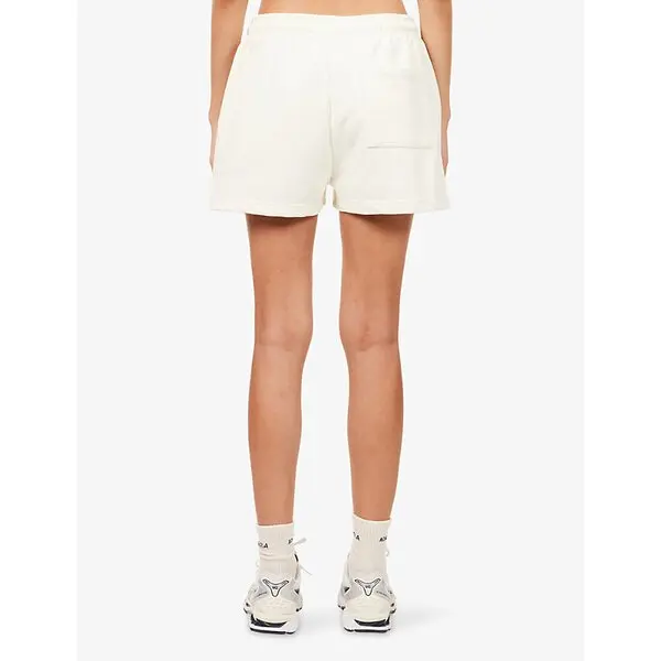 ADANOLA Logo Embellished Cotton Sweat Shorts