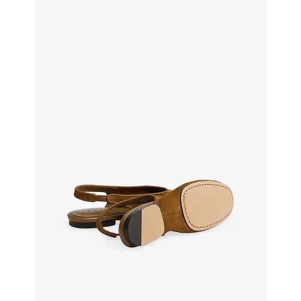 Soeur Emmett Suede Slingback Flats