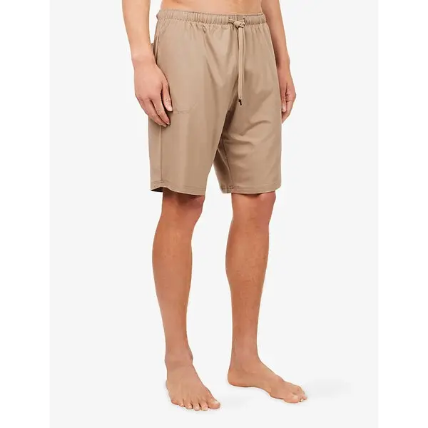Derek Rose Basel Lounge Modal-jersey Shorts - Brown