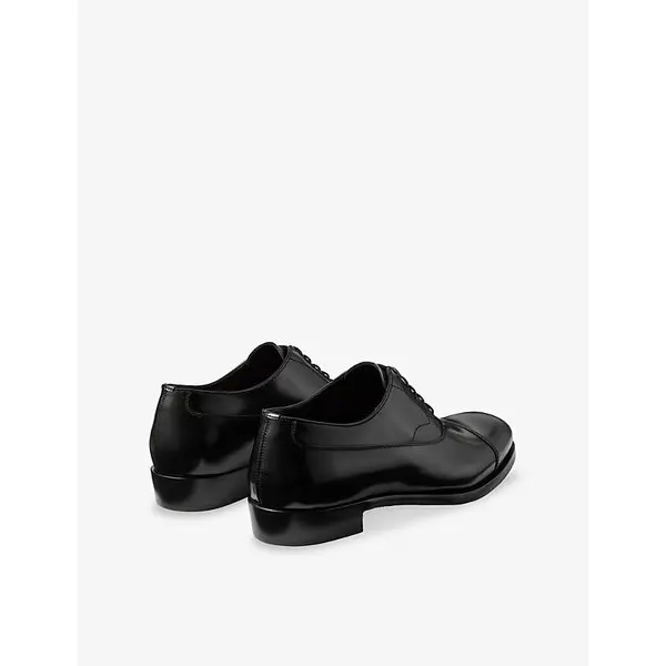 JIMMY CHOO Vine Lace-up Leather Shoes