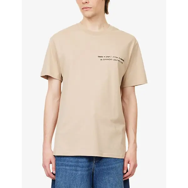 Givenchy Crewneck Text-logo Cotton T-shirt