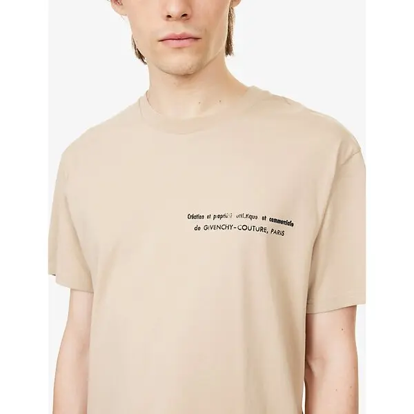 Givenchy Crewneck Text-logo Cotton T-shirt