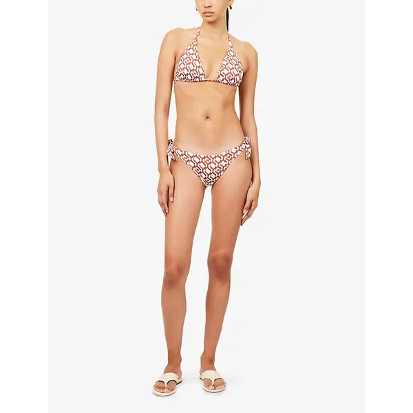 Max Mara Printed Bikini Bottoms - Rust